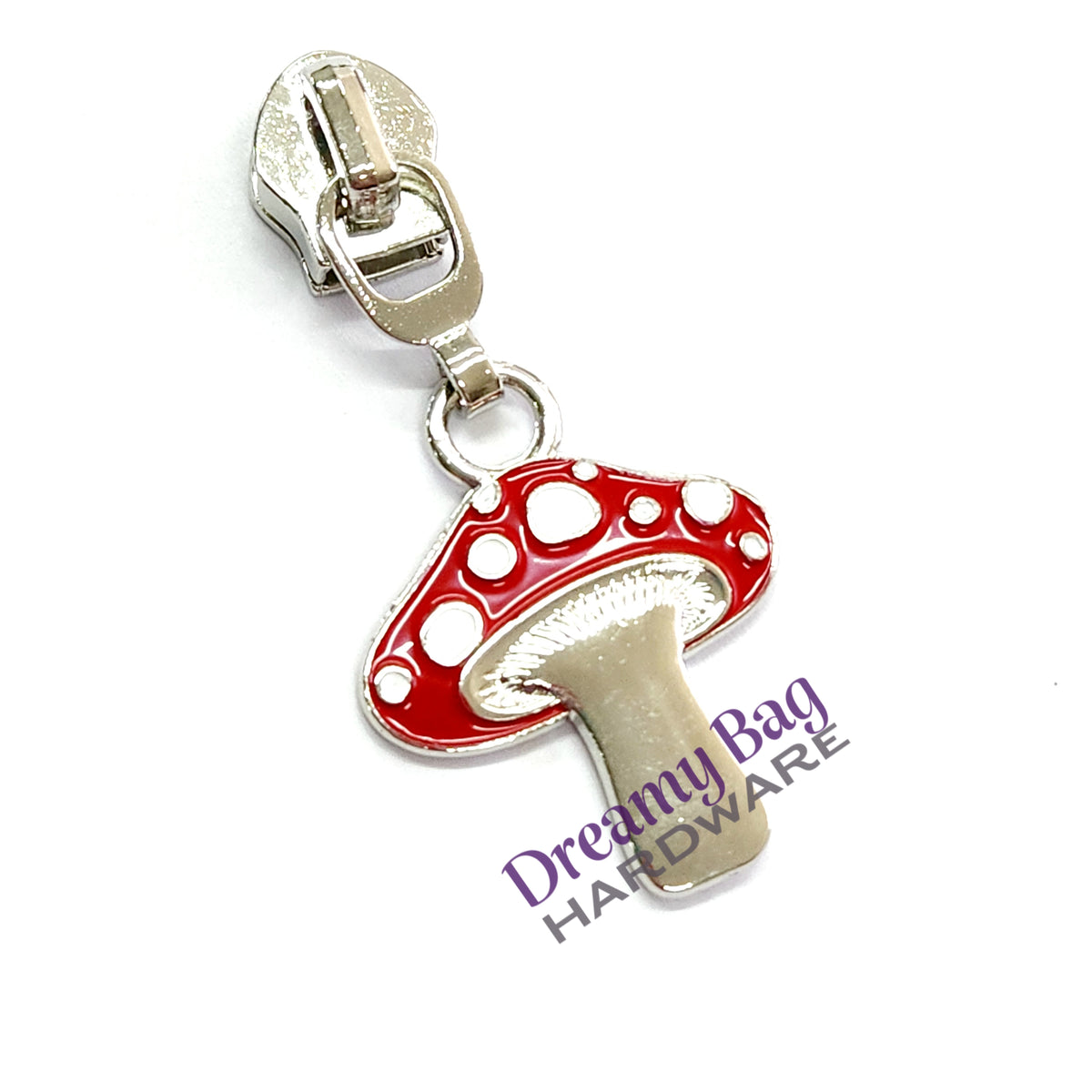 #5 Zipper Pull Mushroom – Dreamy Bag Hardware Pty Ltd