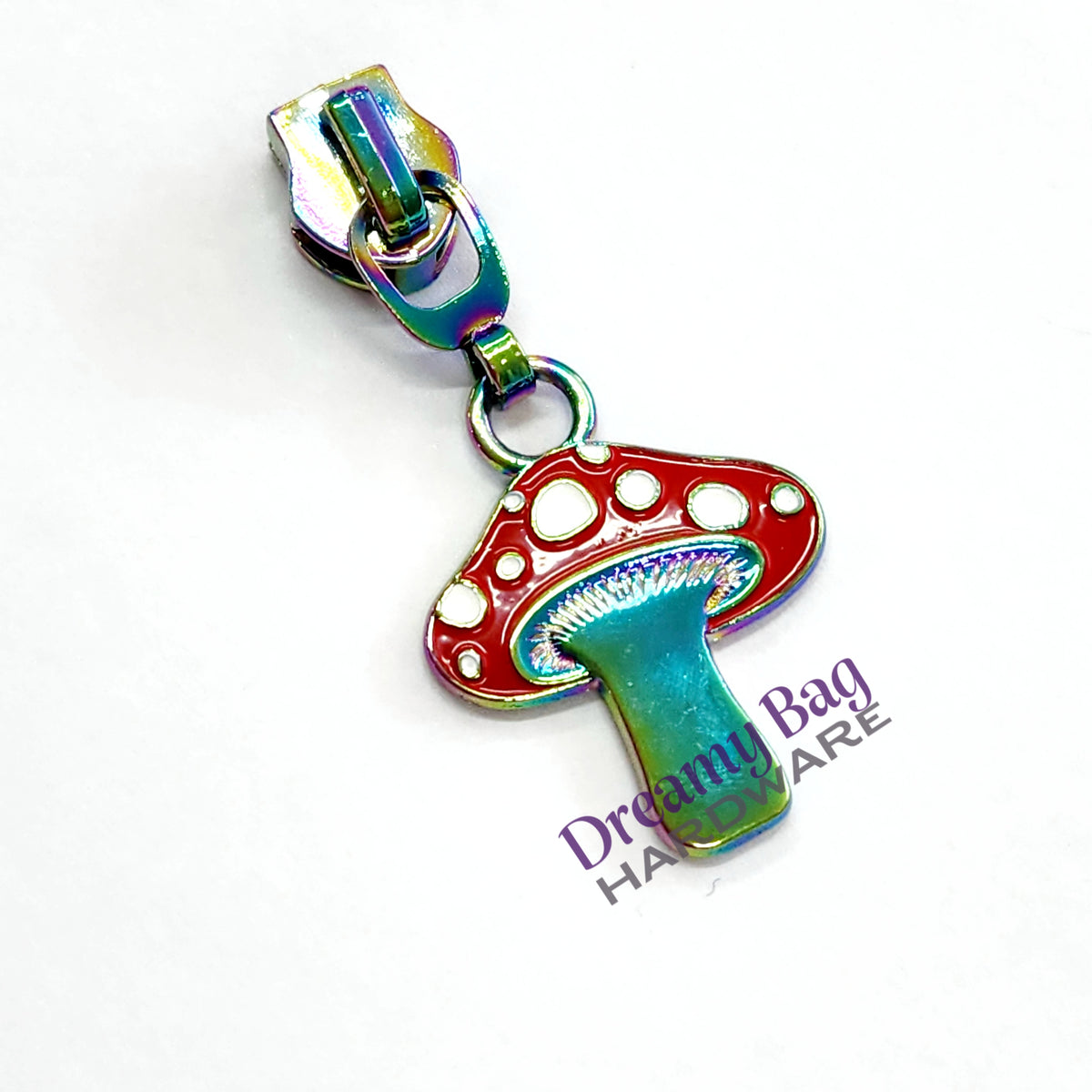 #5 Zipper Pull Mushroom – Dreamy Bag Hardware Pty Ltd