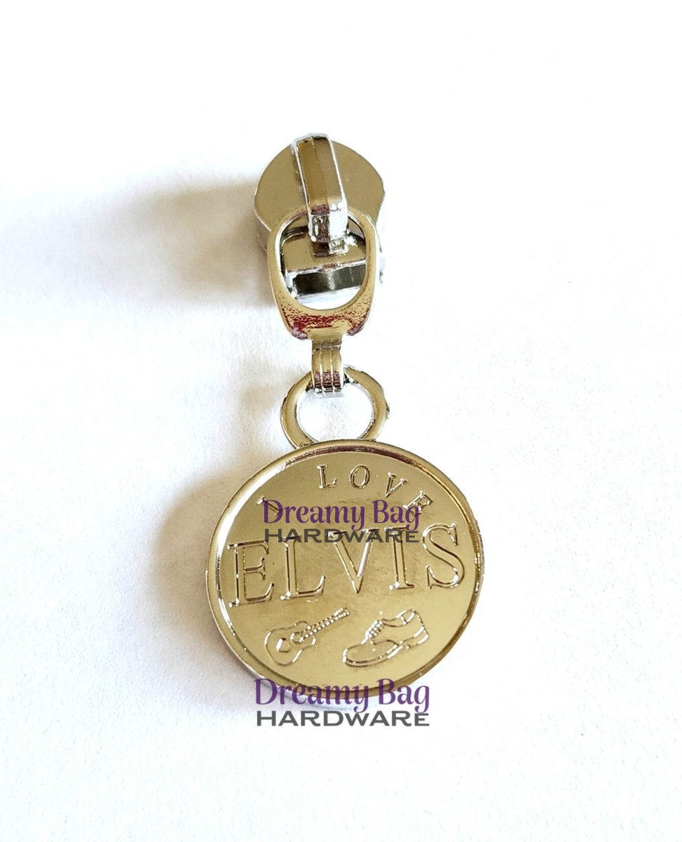 #5 Zipper Pull Elvis 🎸 – Dreamy Bag Hardware Pty Ltd