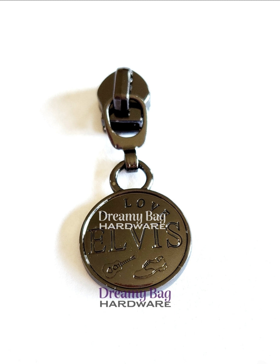 #5 Zipper Pull Elvis 🎸 – Dreamy Bag Hardware Pty Ltd