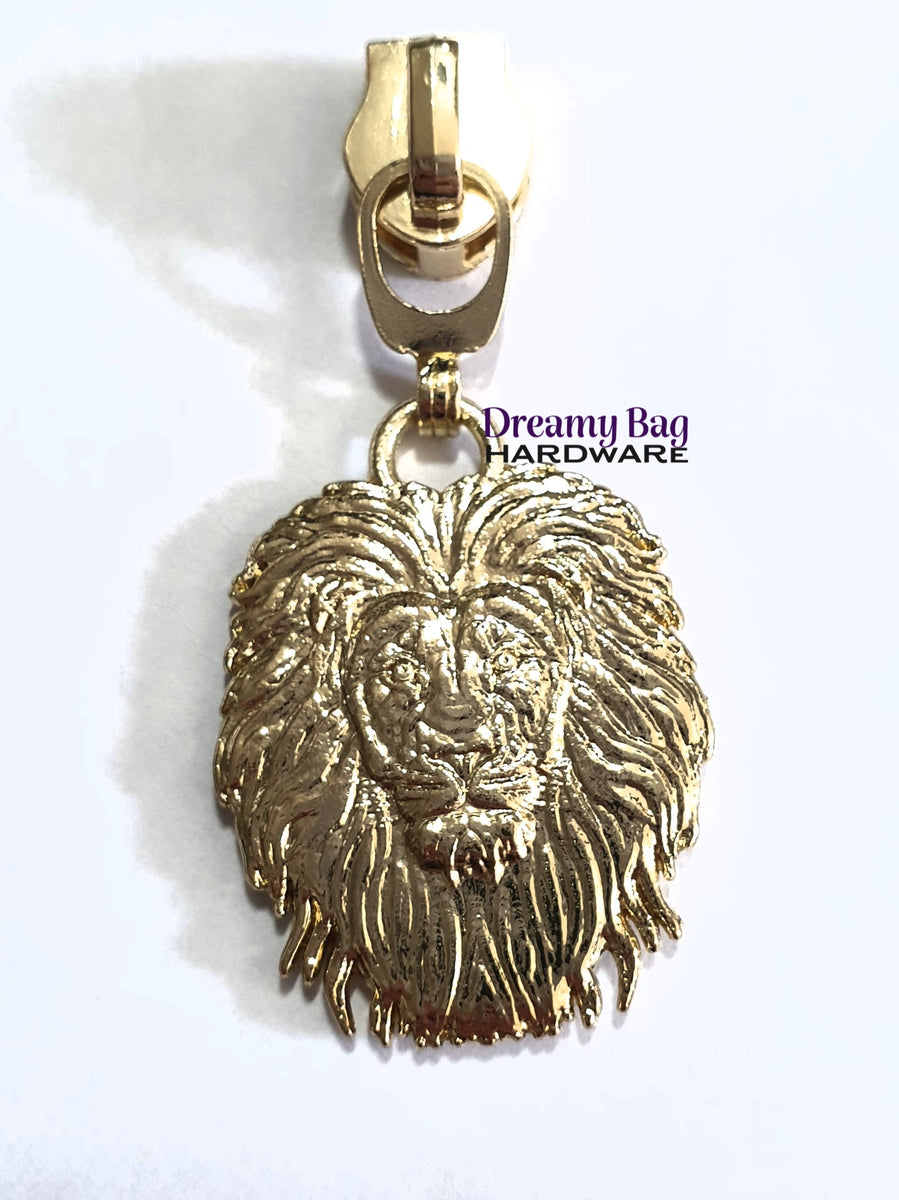 #5 Zipper Pull Lion – Dreamy Bag Hardware Bag Making Supplies and High ...