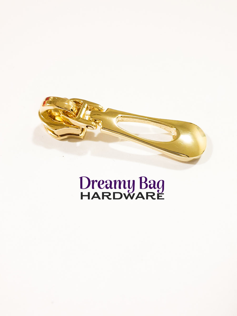#3 and #5 Zipper Pull Tear Drop – Dreamy Bag Hardware Pty Ltd