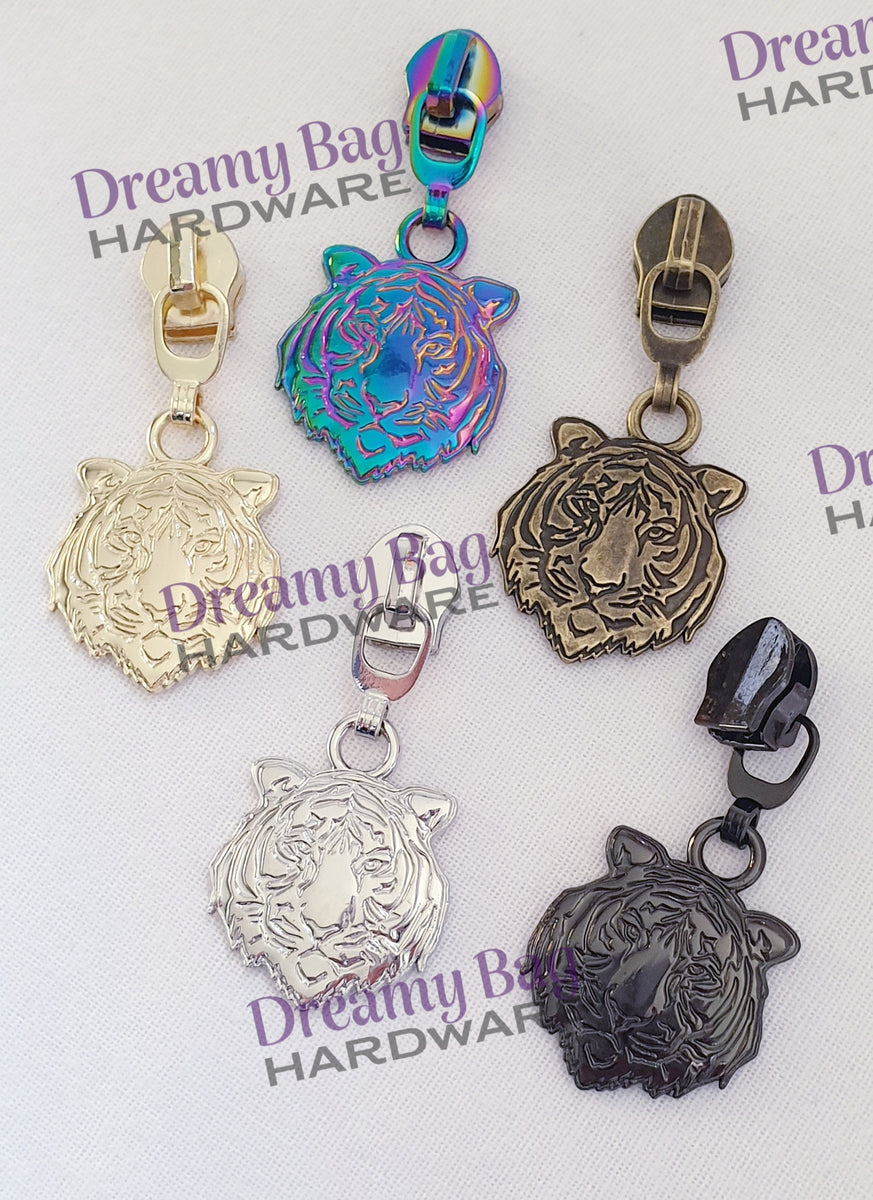 #5 Zipper Pull Tiger ( Custom Design) – Dreamy Bag Hardware Pty Ltd